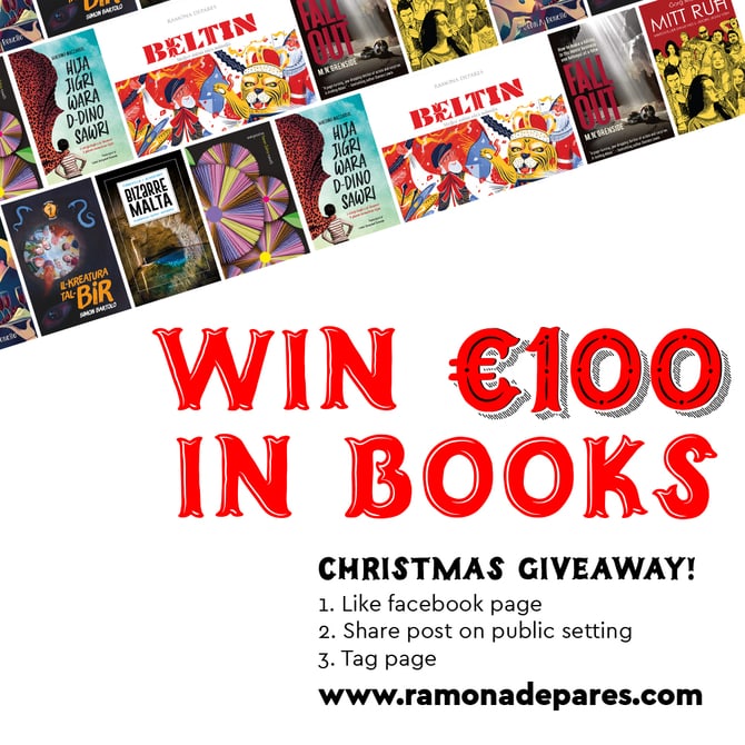 WIN: Over €100 Worth Of Books by Malta's Top Authors